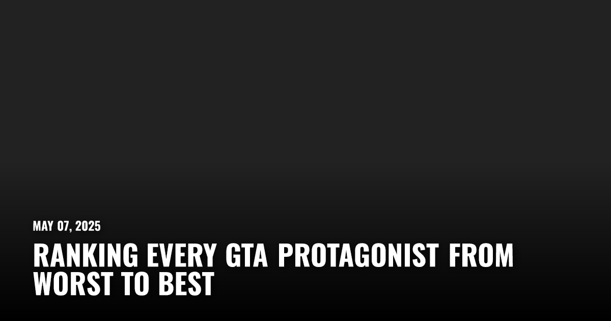 Ranking Every GTA Protagonist From Worst to Best | Restart.run