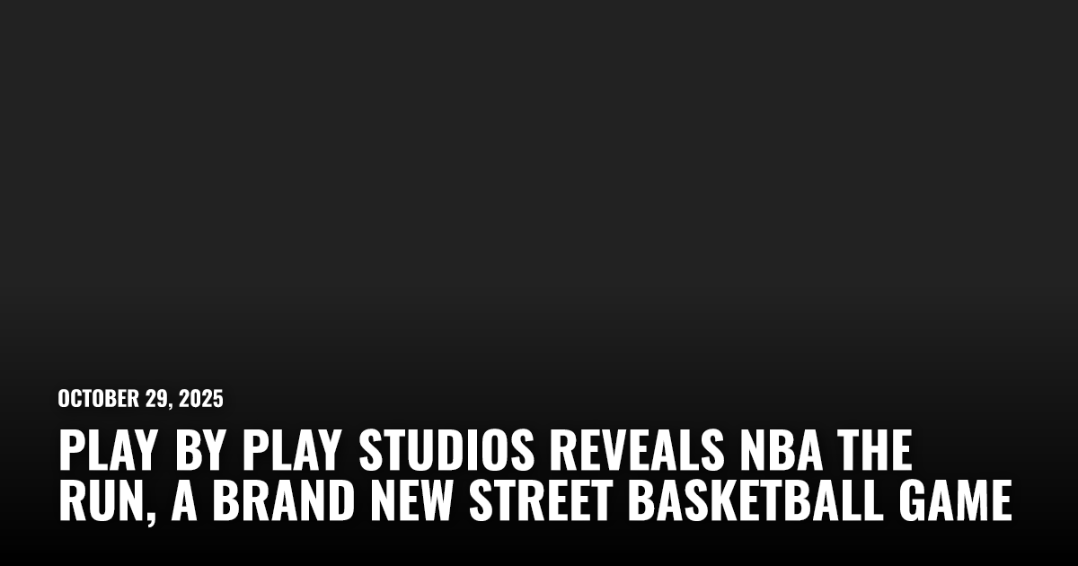 New Street Basketball Title NBA The Run Announced | Restart.run