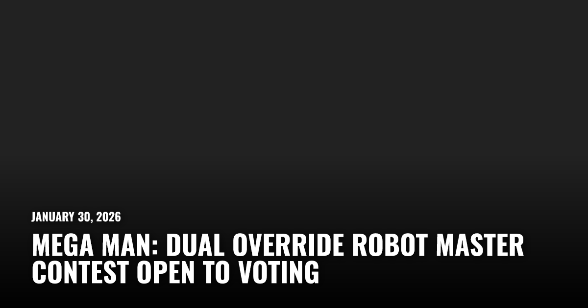 Mega Man: Dual Override Robot Master Contest Open to Voting | Restart.run