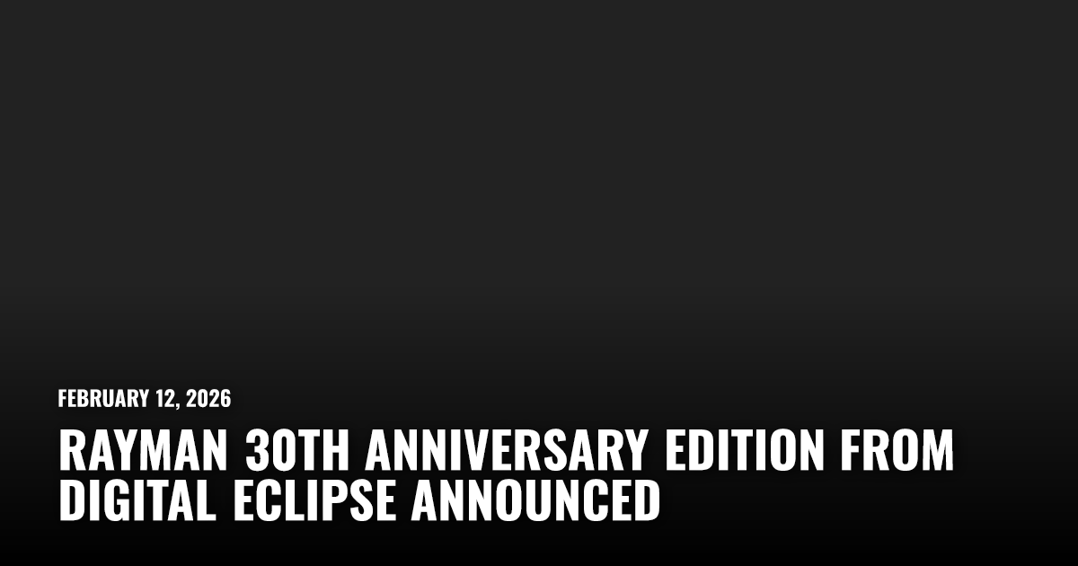 Rayman 30th Anniversary Edition Announced | Restart.run